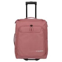Weichgep&auml;ck-Trolley Travelite "KICK OFF Reisetasche mit Rollen", Gr. B/H/T: 40cm x 55cm x 20cm 44 l, rosa, Polyester, unifarben, Koffer, gro&szlig;e Reise- und Freizeittasche &ndash; ideal als Reisegep&auml;ck