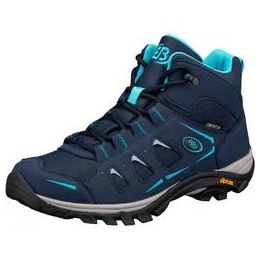 Br&uuml;tting Outdoorschuh BR&Uuml;TTING "Outdoorstiefel Mount Frakes High", Damen, Gr. 39, blau, Synthetik, Schuhe Outdoorschuh