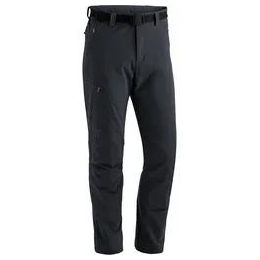 Funktionshose Maier Sports "Oberjoch Therm", Herren, Gr. 25, Kurzgr&ouml;&szlig;en, schwarz, 90% Polyamid, 10% Elasthan, Hosen Funktionshose, Winter-Outdoorhose, wattiert und elastisch