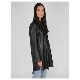 Langjacke Maze "42021101", Damen, Gr. M, schwarz, Obermaterial: 100% Lammleder, Jacken Langjacke