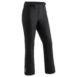 Skihose Maier Sports "Beate", Damen, Gr. 36, Normalgr&ouml;&szlig;en, schwarz, 100% Polyester, Hosen Skihose, Damen Schneehose, wind/wasserdicht, verstellbarer Bund, Regular Fit
