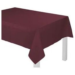 Tischdecke WIRTH "NEWBURY" Gr. 6, lila (aubergine), B:150cm L:200cm, Baumwolle, Polyester, Tischdecken, Tischdecke