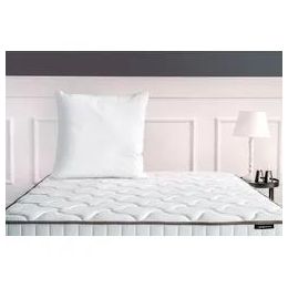 Baumwollkissen Yatas Bedding "Cotton, Kissen 40x80 cm", wei&szlig;, B:80cm L:80cm, Bezug: 100% Baumwolle. F&uuml;llung: 100% Baumwolle, Kopfkissen, allergiker geeignet (Hausstauballergiker)