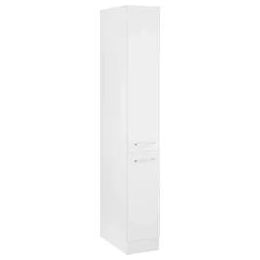 Apothekerschrank KOCHSTATION "KS-Kehl", wei&szlig;, B:30cm H:200cm T:60cm, MDF, Schr&auml;nke, Apothekerschrank, Breite 30 cm
