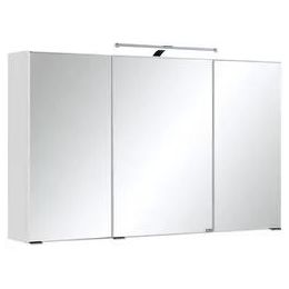 Spiegelschrank Welltime "Texas", wei&szlig;, B:90cm H:66cm T:20cm, Holzwerkstoff, Schr&auml;nke, Spiegelschrank, Breite 90 cm, mit LED-Beleuchtung