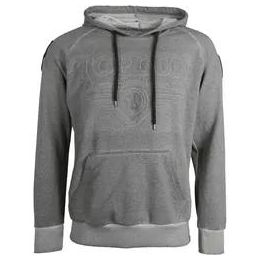 Kapuzenpullover Top Gun "TG20201132", Herren, Gr. 56XXL, grau (anthrazit), Obermaterial: 65% Baumwolle, 35% Polyester, Pullover Sweatshirt Hoodie