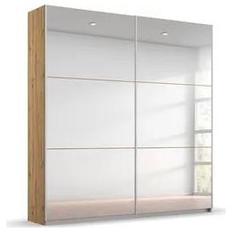 Schwebet&uuml;renschrank Rauch "Kleiderschrank Schrank Garderobe REFLECT", braun (eiche artisan), B:175cm H:210cm T:59cm, Holzwerkstoff, Schr&auml;nke, Schwebet&uuml;renschrank, inkl. praktischer Innenausstattung mit viel Stauraum MADE IN GERMANY