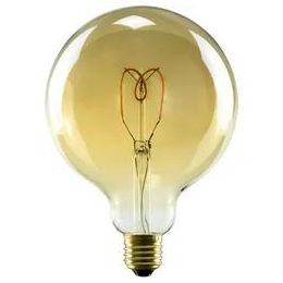 Segula LED-Leuchtmittel "Soft Line", gold (goldfarben), L:180cm &Oslash;:125cm, Leuchtmittel, dimmbar, Soft Globe 125 gold, E27