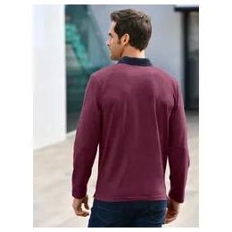 Langarmshirt Catamaran "Langarm-Shirt", Herren, Gr. 64/66, rot (bordeaux), 100% Baumwolle, unifarben, ohne Ausschnitt, Shirts Langarmshirt