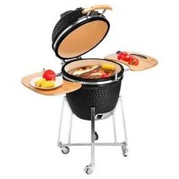 Keramikgrill Buschbeck "Kamado", schwarz, B:130cm H:121cm T:72cm, Grills, BxTxH: 130x72x121 cm