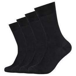 Socken Camano "ca-soft", Damen, Gr. 39-42, schwarz, Baumwolle, Polyamid, unifarben, normal, Socken Socken, mit hoher Verarbeitungsqualit&auml;t