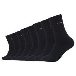 Sportsocken Camano "function", Herren, Gr. 43-46, schwarz, Baumwollmischung, unifarben, normal, Socken Sportsocken, mit verst&auml;rktem Sohlenbereich