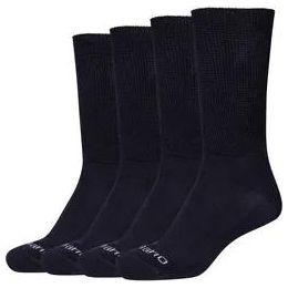 Diabetikersocken Camano "comfort", Damen, Gr. 39-42, blau (navy), Baumwollmischung, unifarben, elastisch, Socken, mit besonders Venen-freundlichem Material