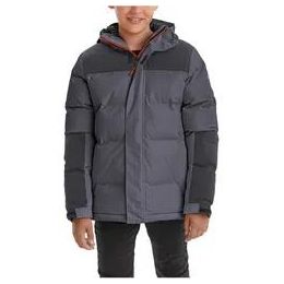 Steppjacke Killtec "KOW 31 BYS QLTD JCKT", Jungen, Gr. 140, grau (anthrazit), Obermaterial: 100% Polyester;Obermaterial 2: 100% Polyester;Futter: 100% Polyester;F&uuml;llung: 100% Polyester, Jacken Steppjacke, Kinder Winterjacke, gef&uuml;ttert, wind- und wasserabweisend, atmungsaktiv