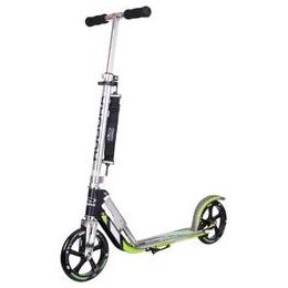 Scooter Hudora "Big Wheel 205", schwarz (schwarz, gr&uuml;n), RollerL:88cm, L:88cm