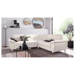 Sit & More Ecksofa SIT & MORE "Sorano L-Form", beige (linen), B:249cm H:88cm T:229cm, Sofas, Ecksofa, wahlweise mit Bett- und Relaxfunktion, inkl. Bettkasten