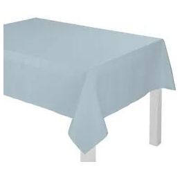 Tischdecke WIRTH "NEWBURY" Gr. 6, blau (hellblau), B:150cm L:200cm, Baumwolle, Polyester, Tischdecken, Tischdecke