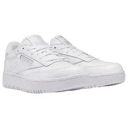 Sneaker Reebok CLASSIC "CLUB C DOUBLE", Damen, Gr. 37, wei&szlig;, Leder, Schuhe Sneaker