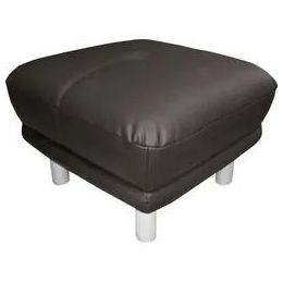 Hocker Trendmanufaktur "Cecilia, bequem und elegant", braun, B:66cm H:44cm T:66cm, NaturLEDER (echtes Rindsleder);Luxus-Microfaser ALCAZAR (100% Polyester);NaturLEDER: Bitte beachten Sie, dass Lederbez&uuml;ge mehr N&auml;hte aufweisen als Stoffbez&uuml;ge.;Kunstleder SOFTLUX;Microfaser PRIMABELLE (100% Polyester), Hocker, Polsterhocker
