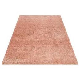 Hochflor-Teppich Esprit "Live Nature ESP-80124" Gr. 3, rosa, B:120cm H:55mm L:170cm, Kunstfaser, Teppiche, weiche Haptik, Wohnzimmer