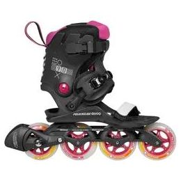 Inlineskates Powerslide "Doop Dusk 90" Gr. 43, pink (pink, schwarz), Inlineskates_Rollschuhe, Kinder, 43/49 (bis 100 kg), Kunststoff, Materialmix