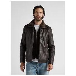 Lederjacke JCC "MartinLN", Herren, Gr. 48, braun, Obermaterial: 100% Lammleder; Futter: 100% Polyester, Jacken