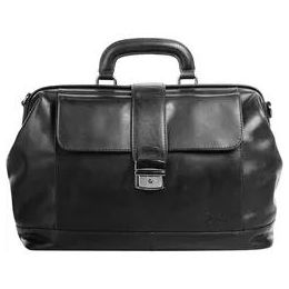 XZONE Reisetasche X-ZONE, Gr. B/H/T: 38cm x 26cm x 15cm onesize, schwarz, Leder, used, Taschen Reisetasche, echt Leder