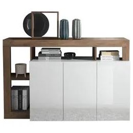 Sideboard Home Affaire "Hamburg", wei&szlig; (wei&szlig;, mercure), B:146cm H:93cm T:42cm, Sideboards, Sideboard, Breite 146 cm