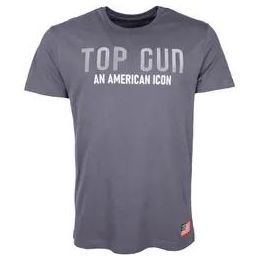 T-Shirt Top Gun "TG20212009", Damen, Gr. 52L, blau (navy), Obermaterial: 100% Baumwolle, Shirts T-Shirt