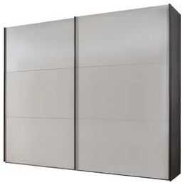 Schwebet&uuml;renschrank Wiemann "Korfu", grau, B:246,9cm H:217cm T:67cm, Schr&auml;nke, Schwebet&uuml;renschrank, hochwertige Beschl&auml;ge