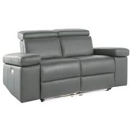 2-Sitzer Home Affaire "Kilado", grau, B:172cm H:98cm T:99cm, Sofas, mit Relaxfunktion, verstellbarer Armlehne, Kopfteilverstellung
