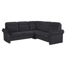 Ecksofa Home Affaire "Tahoma L-Form", schwarz, B:251cm H:103cm T:231cm, Sofas, Ecksofa, mit Armlehnfunktion, wahlweise Bettfunktion, Schublade, Relaxfunktion