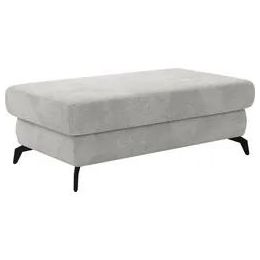 Sit & More Polsterhocker SIT & MORE "Bolero", silber, B:121cm H:45cm T:67cm, 95%Polyester 5%Polyamid, Hocker, Polsterhocker