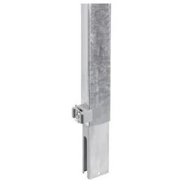 GAH Alberts Doppelstabmattenzaun ALBERTS "&raquo;Zaunerh&ouml;hung, Erhard&laquo;", grau (feuerverzinkt), H:60cm, Stahl, Zaunelemente, H&ouml;he: 60 bzw. 80 cm, f&uuml;r Pfostenbreite 40 mm