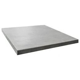 Arbeitsplatte Optifit "Luzern", grau (oxid grau), B:260cm H:3,8cm T:60cm, Holzwerkstoff, Tischplatten, 38 mm stark, Tiefe 60 cm, gro&szlig;e Auswahl an Breiten