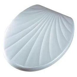 WC-Sitz ADOB "Muschel", grau, B:37cm L:44cm, Duroplast, WC-Sitze