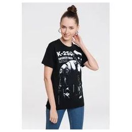 T-Shirt logoshirt "Star Wars", Damen, Gr. M, schwarz-wei&szlig; (schwarz, wei&szlig;), 100% Baumwolle, bedruckt, normal, Rundhals, Shirts T-Shirt, mit lizenziertem Design