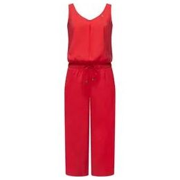 Jumpsuit Ragwear "Suky", Damen, Gr. XL (42), Normalgr&ouml;&szlig;en, rot, 80% Viskose, 20% Polyester, figurumspielend 7/8-L&auml;nge, V-Ausschnitt, angeschnitten,mit Umschlag, Overalls Jumpsuit, schicker, langer Damen Overall mit Tunnelzug