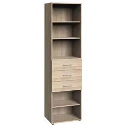 Standregal wimex "Multiraumkonzept", braun (eiche s&auml;gerau, nachbildung), B:30cm H:185cm T:40cm, Holzwerkstoff, Regale, Standregal, planbar und erweiterbar