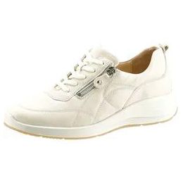 Waldl&auml;ufer Schn&uuml;rschuh WALDL&Auml;UFER, Damen, Gr. 5,5, beige, Glattleder, Schuhe Schn&uuml;rschuh