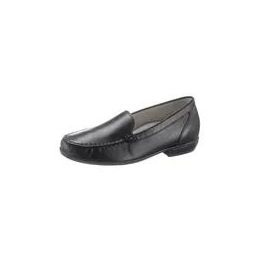Waldl&auml;ufer Slipper WALDL&Auml;UFER, Damen, Gr. 8, schwarz, Glattleder, Basic, Schuhe Slipper