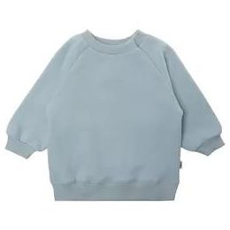 Sweatshirt Liliput, M&auml;dchen, Gr. 110/116, blau (hellblau), 80% Baumwolle, 20% Polyester, unifarben, normal, Rundhals, Sweatshirts Sweatshirt, aus weichem Material mit Baumwolle