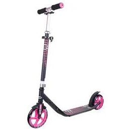 Scooter Hudora "Hornet CLVR 200", schwarz (schwarz, pink), RollerL:95cm, L:95cm