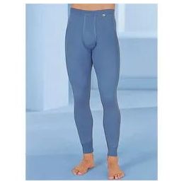 Lange Unterhose Kumpf, Herren, Gr. 7, 1 Stk., blau (stahlblau), 100% Baumwolle, Unterhosen Lange Unterhose