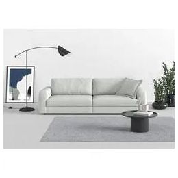 Big-Sofa Trendmanufaktur "Bourbon Mega, bequem, viel Platz, Breite 264cm", silber, B:264cm H:84cm T:126cm, 100% Polyester, Sofas, Big-Sofa, extra tiefe Sitzfl&auml;che, wahlweise mit Sitztiefenverstellung bestellbar