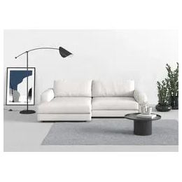 Ecksofa Trendmanufaktur "Bourbon, Mega Designsofa mit tollem Sitzkomfort, Breite 250cm, L-Form", silber, B:250cm H:84cm T:176cm, 92% Polyester, 8% Nylon, Sofas, Ecksofa, extra tiefe Sitzfl&auml;che, wahlweise mit Sitztiefenverstellung