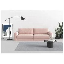 Big-Sofa Trendmanufaktur "Bourbon Mega, bequem, viel Platz, Breite 264cm", lila (flieder), B:264cm H:84cm T:126cm, 92% Polyester, 8% Nylon, Sofas, Big-Sofa, extra tiefe Sitzfl&auml;che, wahlweise mit Sitztiefenverstellung bestellbar