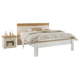 Schlafzimmer-Set OTTO HOME "Westminster", wei&szlig;, B/H: 140cm x 200cm, Schlafzimmerm&ouml;bel-Sets, Bett Breite Liegefl&auml;che 90 oder 140cm und 1 Nachtkommode