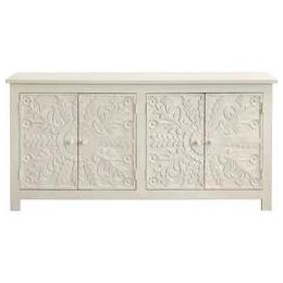 Sideboard OTTO HOME "Fenris", beige (naturfarben), B:175cm H:84cm T:40cm, Massivholz, Sideboards, Sideboard, Kommode aus massiven Mangoholz, Breite 175 cm