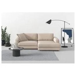 Ecksofa Trendmanufaktur "Bourbon, Mega Designsofa mit tollem Sitzkomfort, Breite 250cm, L-Form", grau (taupe), B:250cm H:84cm T:176cm, 92% Polyester, 8% Nylon, Sofas, Ecksofa, extra tiefe Sitzfl&auml;che, wahlweise mit Sitztiefenverstellung